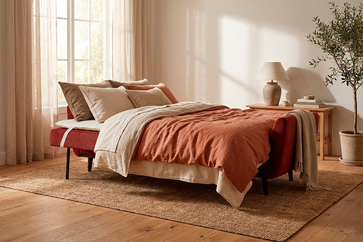 Model 10 Sofa Bed 3 Seater, Harissa – Swyft